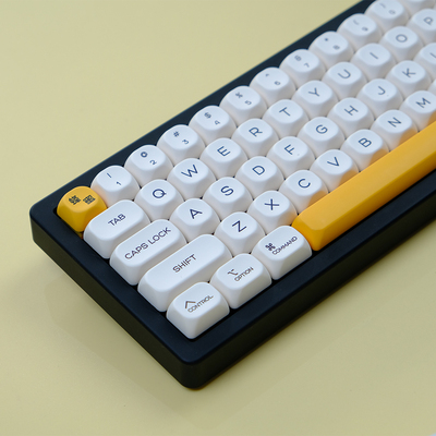 蜂蜜牛奶键帽PBT热升华MOA高度