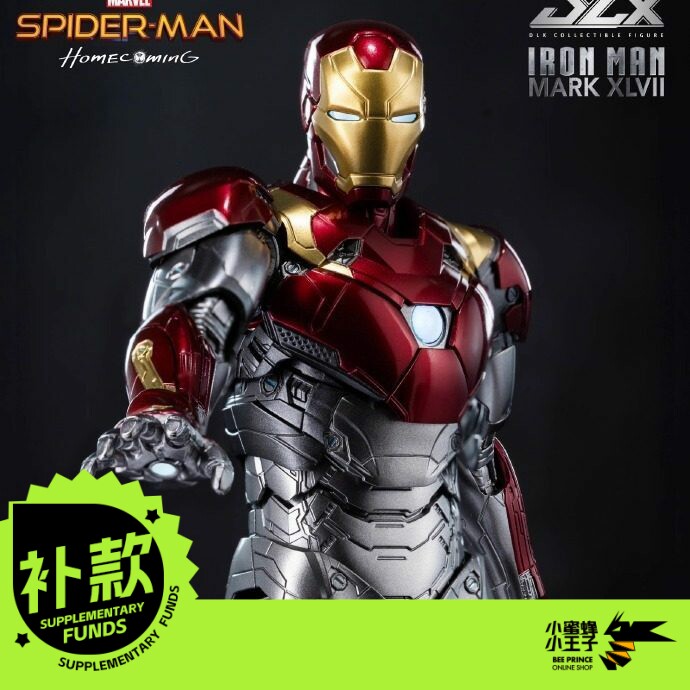 Threezero 3Z0946 DLX 钢铁侠Mark 47 可动人偶