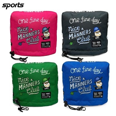 韩国代购NMC高尔夫装备26年固定抽绳款保护运动户外铁杆组球杆套