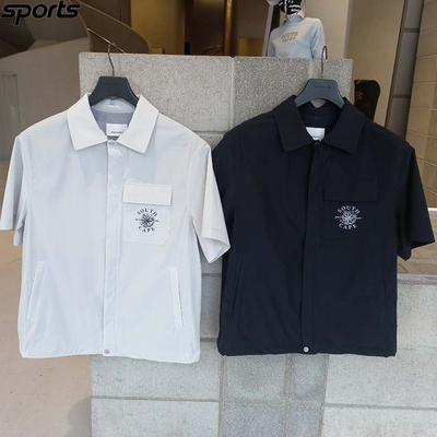 韩国代购southcape高尔夫26年春防晒防风翻领运动户外短袖外套男