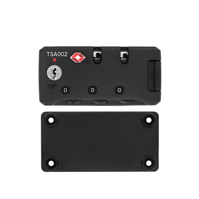 S015#拉杆箱行李箱密码锁配件TSA12069海关固定锁YIF旅行箱锁替换