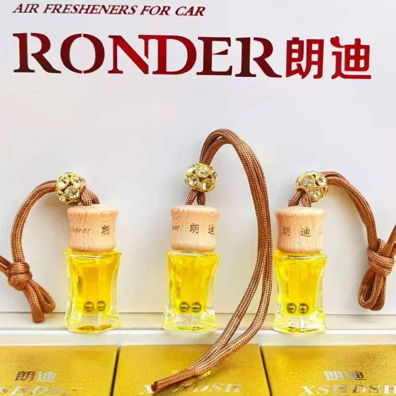 朗迪车载香水精油挂件车载香水卡片挂饰除味淡香持续淡香吊坠香薰