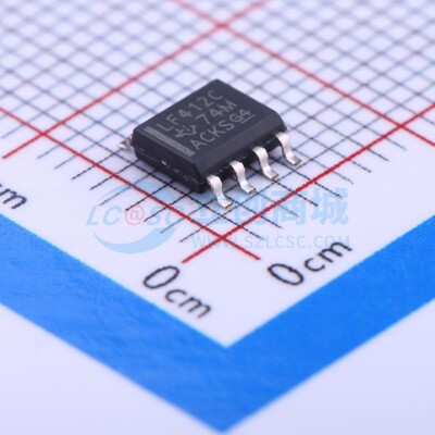 FET输入运放 LF412CDR SOIC-8 TI/德州 电子元器件配单原装正品