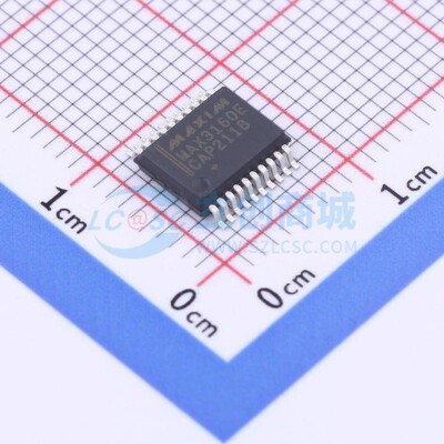 RS-485/RS-422芯片 MAX3160ECAP+T SSOP-20 MAXIM(美信) 原装正品