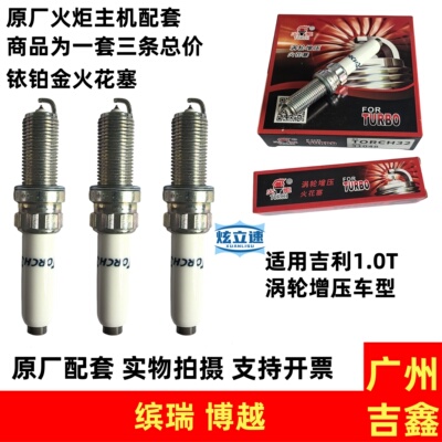 适用吉利缤瑞缤越Coolray宝腾X50酷睿发动机火花塞原厂配件