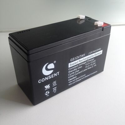 CONSENT光盛蓄电池GS12V7.2AH7AH7.5AH/20HR UPS电源消防医疗设备