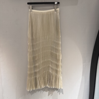 欧洲站2026春季新款松紧高腰减龄优雅百搭女人味半身百褶裙潮W586