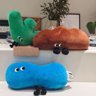 VM香草山 家族温暖大抱枕 原创设计毛绒玩偶安抚公仔靠垫客厅沙发