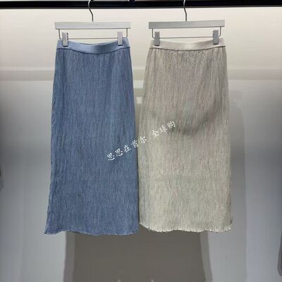 韩国代购 CASHMERE 26秋 半身裙 CM2G7-KSC908W