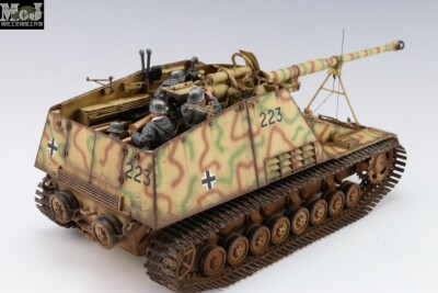 【模匠】1/35田宫35335二战德 犀牛” 反坦克自行火炮成品代工