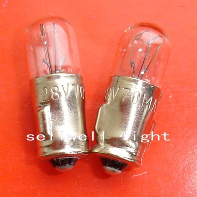 赛远电光源 微型灯泡 28v 70ma ba7sx21 a545 高质量
