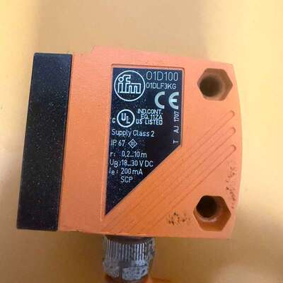 议价ifm易福门激光测距传感器 O1D100 01DLF3KG可维修
