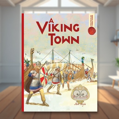 【预售】壮观的视觉指南维京镇Spectacular Visual Guides Viking Town英文儿童绘本知识百科3-6岁平装Fiona MacDonald Mark Berg