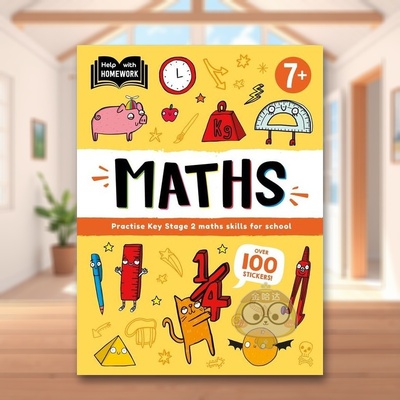 【现货】作业辅导：7岁以上（数学）英文儿童自然拼读进口原版外版书平装3-6周岁Help With Homework: Age 7+ MathsAutumn Publi书