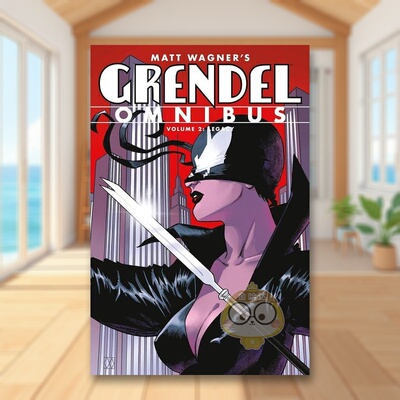 【预售】格伦德尔总集卷2遗产第二版英文漫画进口原版书平装14岁以上Grendel Omnibus Volume 2: Legacy  Matt WagnerDark Horse书