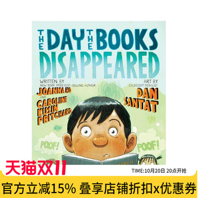 【现货】书籍消失的那天 Day the Books Disappeared 原版英文儿童绘本进口图书外版正版