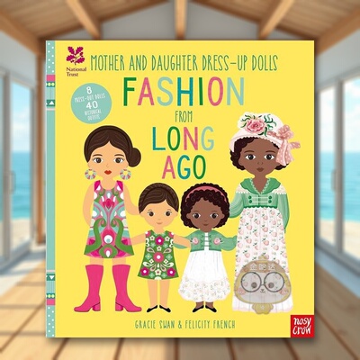 【现货】历史上的时尚搭配英文儿童趣味进口原版书精装Fashion From Long Ago Gracie Swan著Nosy Crow UK出版书籍图书外版正版