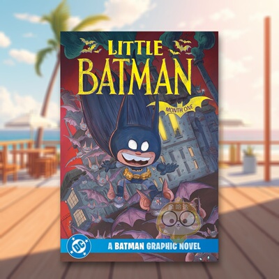 【现货】小小蝙蝠侠：苐一个月 Little Batman: Month One 原版英文儿童漫画进口书籍图书外版正版
