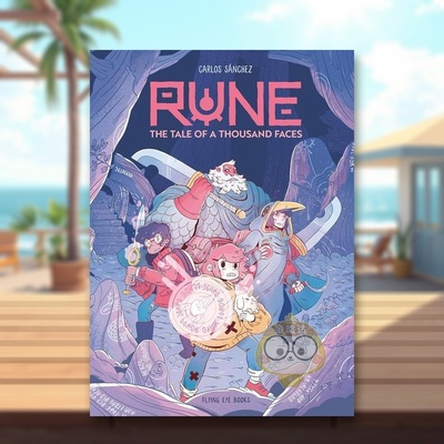 【预售】神秘符号千面传说Rune The Tale of a Thousand Faces英文儿童漫画3-6岁平装Carlos Sánchez进口原版书Flying Eye Books