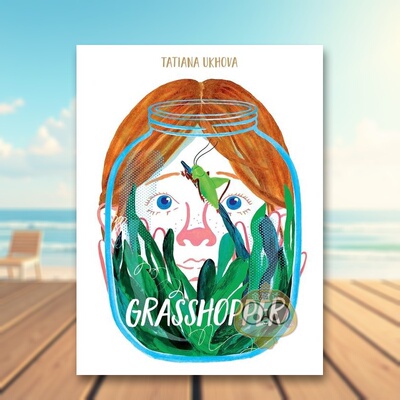 【现货】蚱蜢Grasshopper 3-6岁自然生物昆虫观察职业兴趣启蒙趣味故事艺术绘本 英文原版 进口图书书籍外版正版