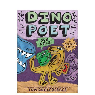 【预售】恐龙诗人 #2 笔友 Pen Pals (Dino Poet #2): A Graphic Novel! 原版英文儿童漫画进口书籍图书外版正版读物
