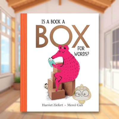 【现货】书是文字的盒子吗Is a Book a Box for Words英文儿童语言概念启蒙6-9岁精装Harriet Ziefert  Mercè Galí?进口原版书R