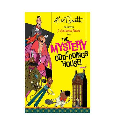 【预售】J?阿尔杰农?皮克尔探案：怪事屋之谜 J. Algernon Pickle in The Mystery at Odd-Doings House 原版英文儿童故事
