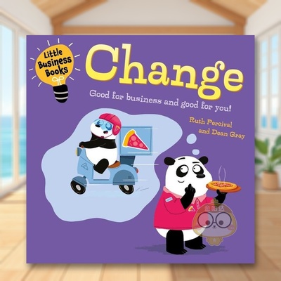 【现货】小小商业书：改变英文儿童绘本职业认知财商管理进口原版外版书精装9岁-12岁Little Business Books: ChangeRuth Perciv书