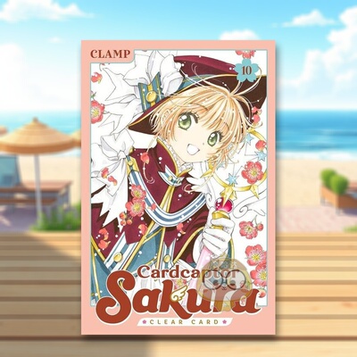 【预售】魔卡少女樱透明卡片10英文漫画进口原版书简装14岁以上Cardcaptor Sakura: Clear Card 10 CLAMPKodansha Comics书籍图书
