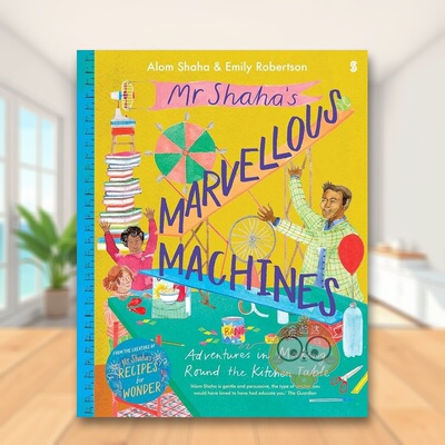 【现货】沙哈先生的奇妙机器英文儿童绘本知识百科进口原版外版书精装3-6周岁Mr Shaha S Marvellous MachinesAlom ShahaScribe书
