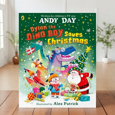 【预售】恐龙男孩迪伦拯救圣诞节 Dylan the Dino Boy Saves Christmas: a brilliantly funny festive 原版英文儿童绘本进口书籍