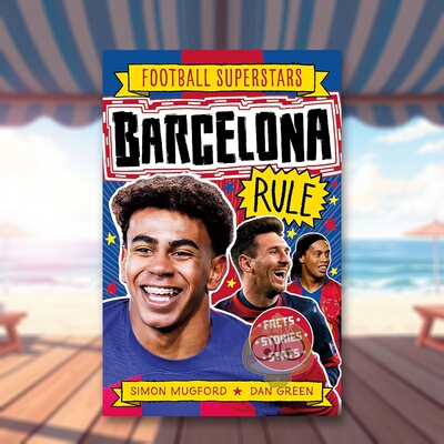 【现货】足球明星特辑巴塞罗那足球俱乐部英文儿童漫画Simon Mugfordwelbeckpublishing进口原版书平装【Football Superstars】B书
