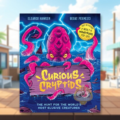 【预售】神秘 cryptids：真相还是传说？由你判断！含7个立体怪兽弹页 Curious Cryptids  原版英文儿童绘本进口书籍图书外版正版
