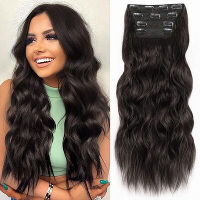 波浪假发片CurlyWigHairClip