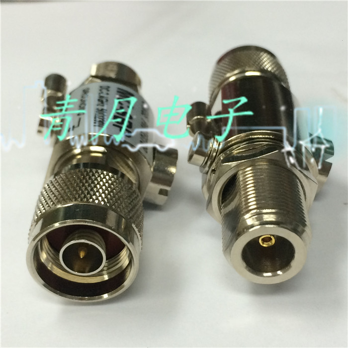50欧 N型避雷器 N-JK天馈系统防雷器 N公对母GPS天线避雷器 2.4G