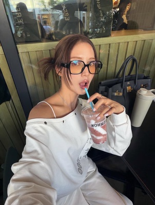 CBENJO/3438超大框 时髦显瘦爱心款板材近视镜框 可配近视防蓝光