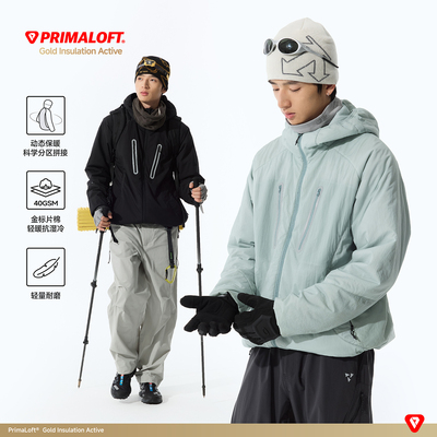 RESTICK机能户外金标P棉棉服外套