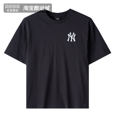 MLB儿童NY复古老花运动圆领T恤