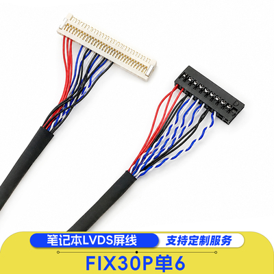 LVDS小尺寸笔记本屏线FIX30P-D6