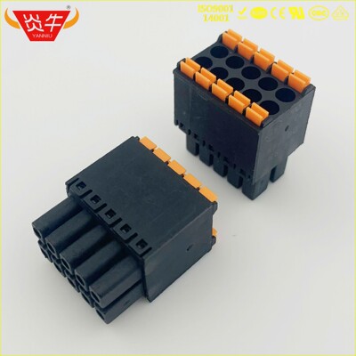 紧凑双层插拔式接线端子 KF2EDGKS 3.5mm 弹簧快速接线连接器科发