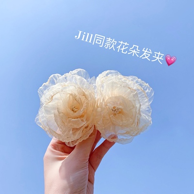 jill大姐姐安娜同款半扎春夏花朵