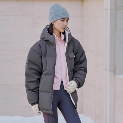 Adidas阿迪达斯正品秋冬拒水防风保暖双面穿运动休闲羽绒服KQ5543