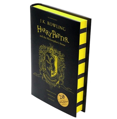 哈利波特与魔法石 英文原版小说 20周年纪念版 赫奇帕奇学院版 精装 JK罗琳  Harry Potter and the Philosopher's Stone 英语书籍