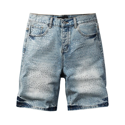 PURPLEJEANS满天星宽松牛仔短裤