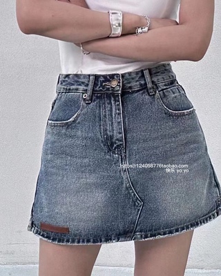 半身裙女装小个子包臀牛仔短裙裤