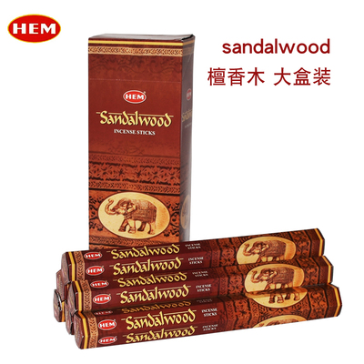 hem印度进口檀香木手工香薰线香