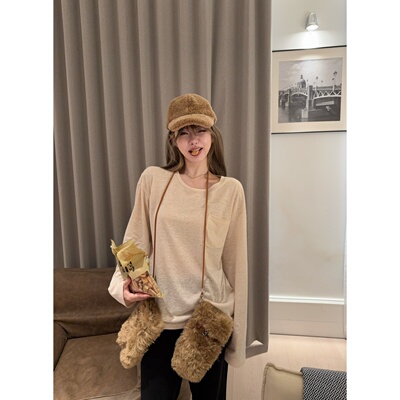 skibyTannin好穿口袋打底衫