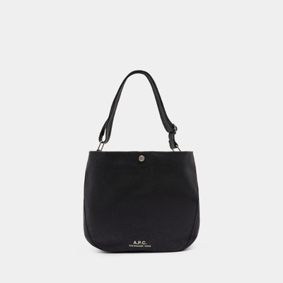 A.P.C. 斜挎包 - 棉质 - 黑色