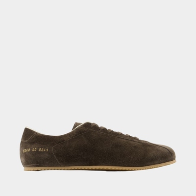 COMMON PROJECTS Driving 运动鞋 - 皮质 - 卡其色