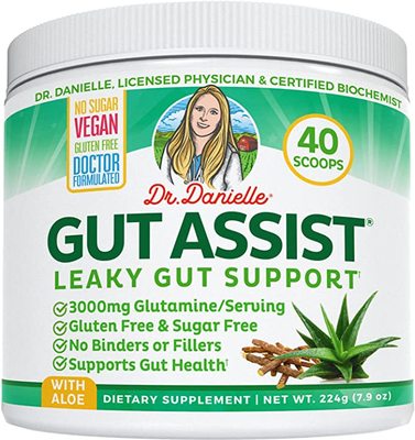 美国代购Gut Assist Leaky Gut Repair Supplement Powder